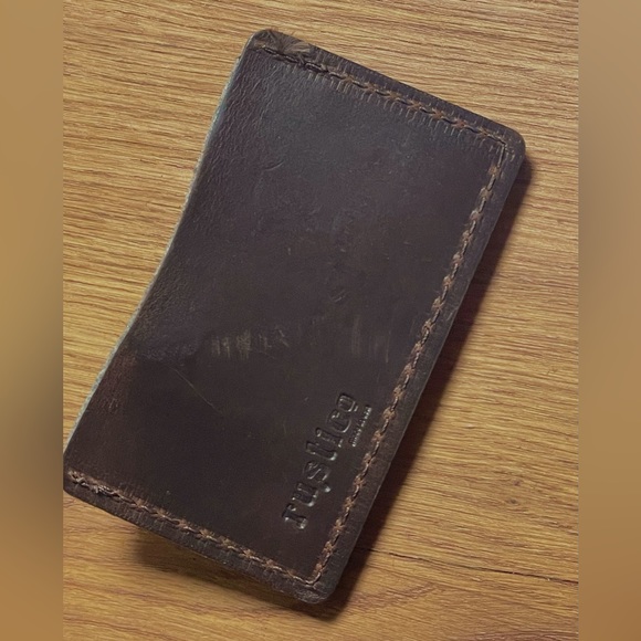 Rustico | Accessories | Rustico Vegetabletanned Brown Leather Credit ...